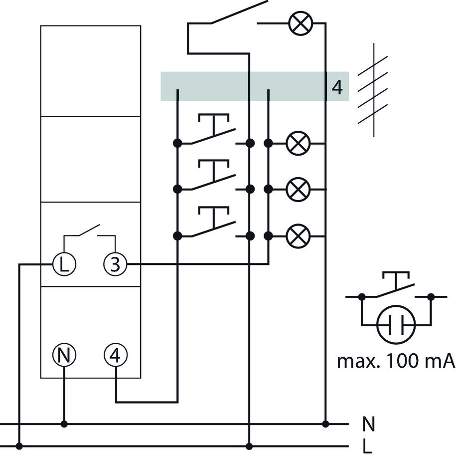 ELPA 6 plus | Rail DIN | Minuteries d'escalier | Contrôle du temps et de la lumière | Theben